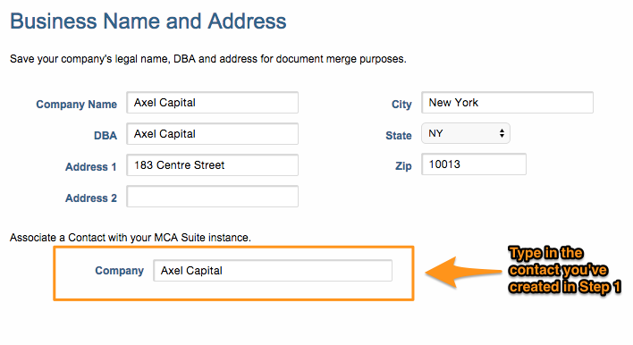 MCA Suite Setup Guide : MCA Suite