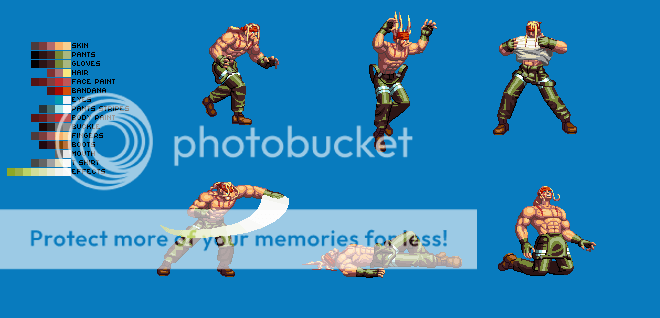 The Mugen Fighters Guild - KOF Alex [SF3] by Thedge - Palette Template ...