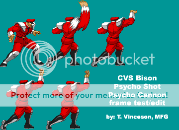 The Mugen Fighters Guild - CvS Bison Psycho Shot/Psycho Cannon sprites
