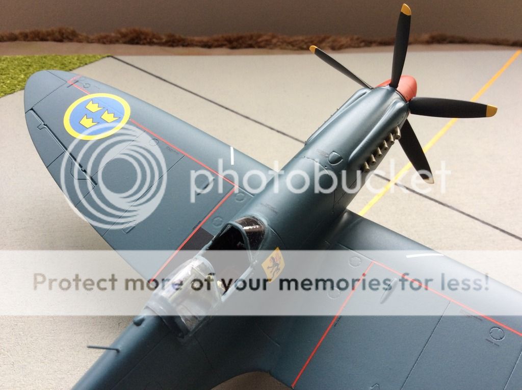 'SWEDISH AIR FORCE SPITFIRE.' - Ready for Inspection - Aircraft ...